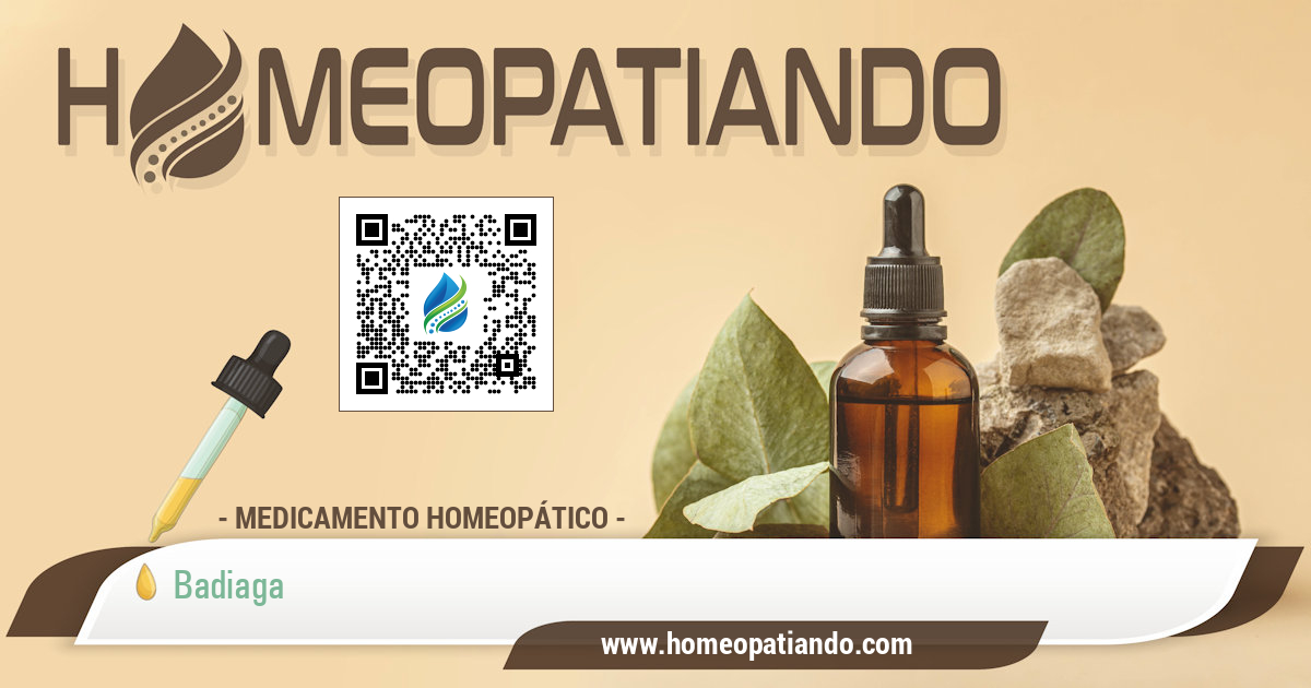 Sustancia homeopática Badiaga