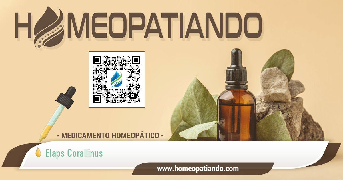 Sustancia homeopática Elaps Corallinus